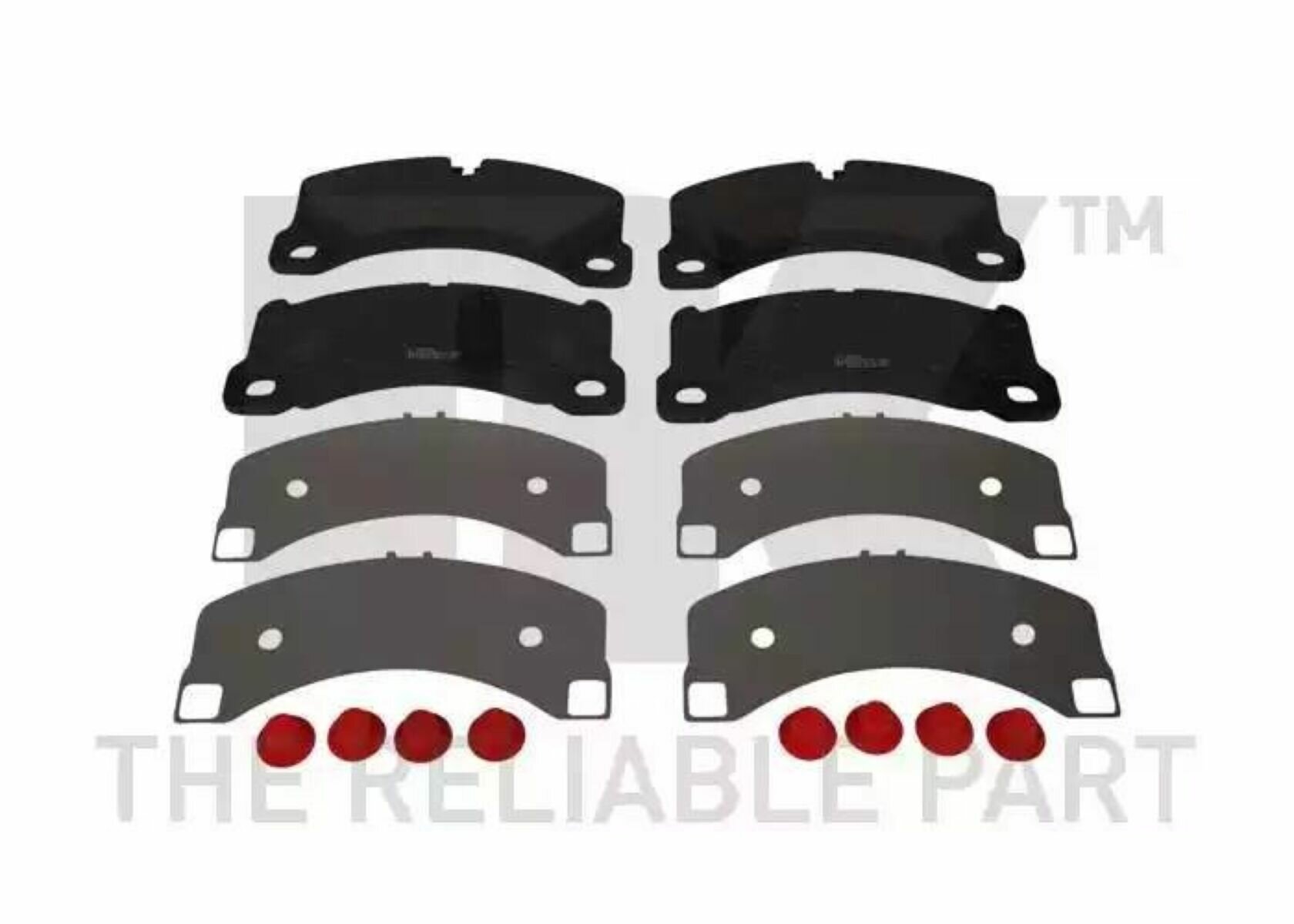 Комплект Тормозных Колодок(Nk 225612)