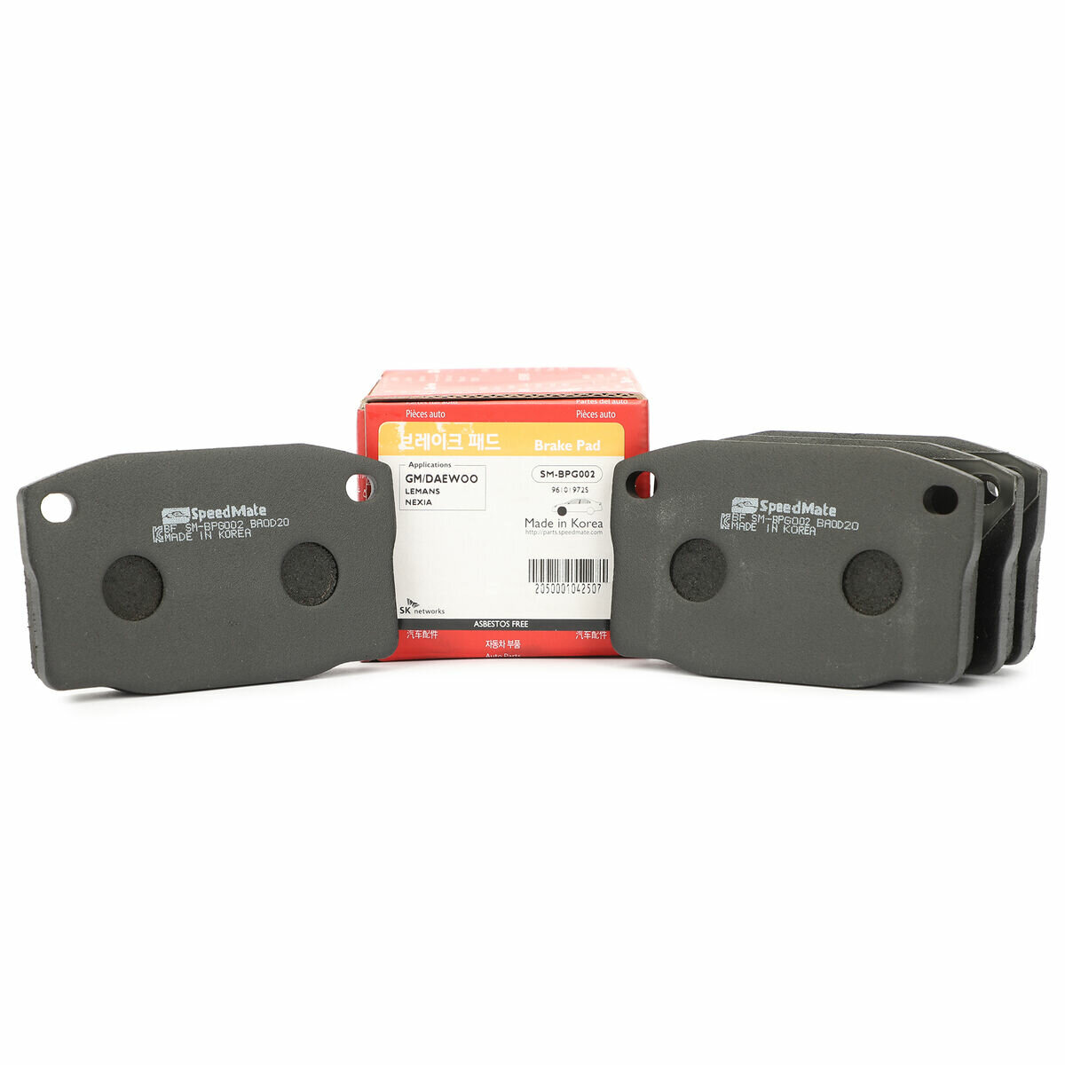 Колодки Daewoo Nexia (-2000)/Opel (Kadett)(Speedmate Sm-Bpg002)