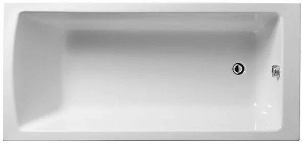 Акриловая ванна VitrA Neon 52280001000 без опоры 170x75 см, пристенная, белая