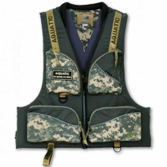 Жилет Aquatic СЖ-02С страховочный 52-54 Серый/синий