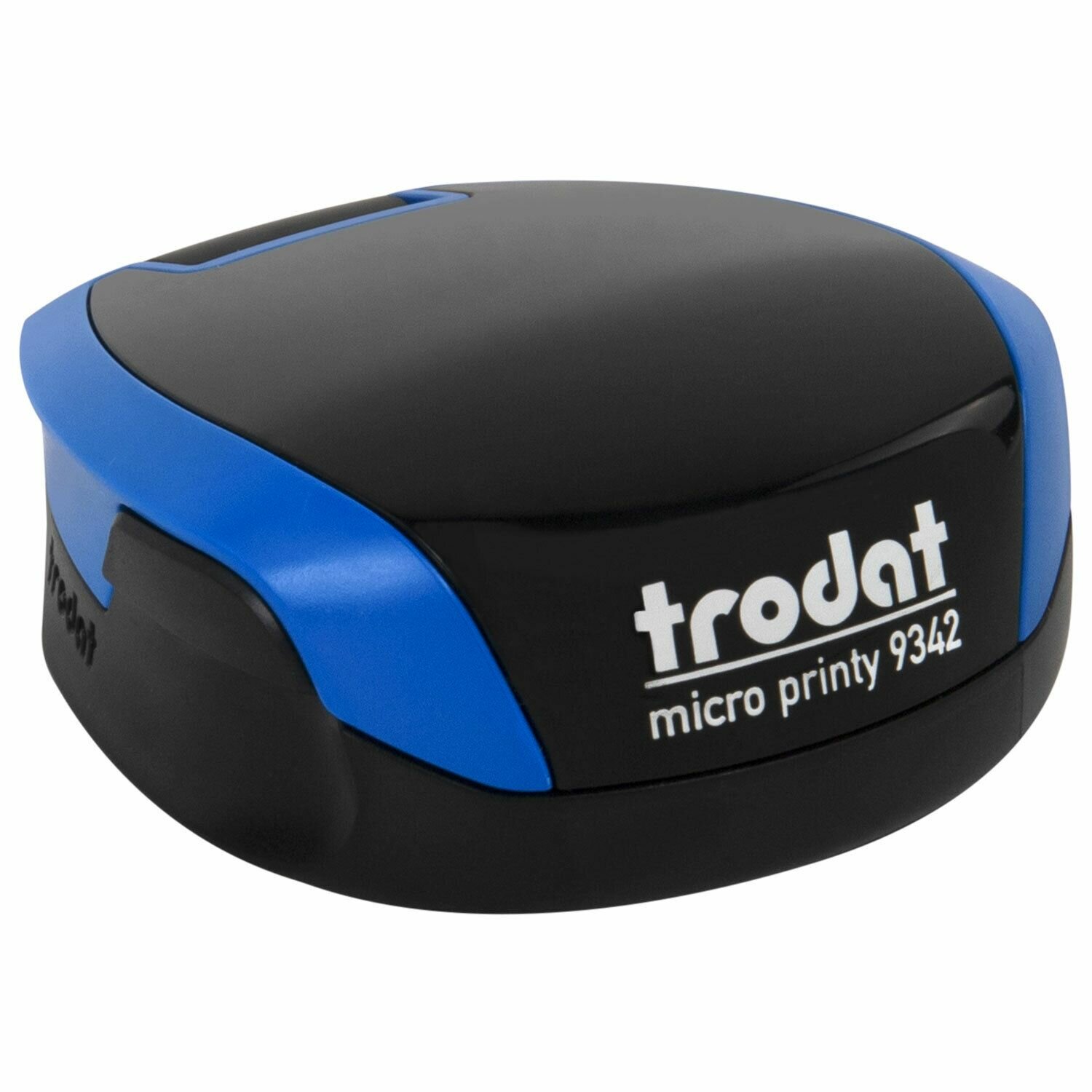 Оснастка для печатей Trodat "Micro P4", карманная, диаметр 42 мм, синяя, корпус синий, подушка