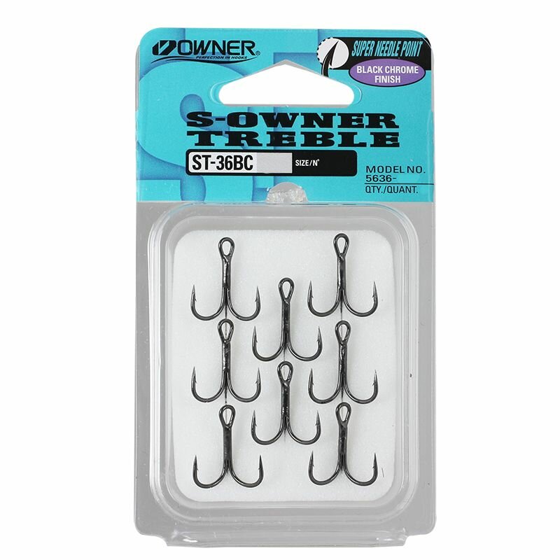 OWNER Крючок тройной ST-36BC №8 8шт