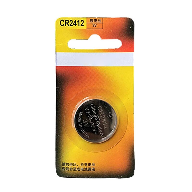 CR2412 3V Литиевые Батареи Кнопочный Аккумулятор Для Автомобильных Ключей Автомобильный Контроллер Электронные Устройства Источники Питания Длительного Действия