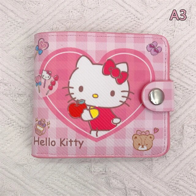 Кожаный кошелек Kuromi Cinnamoroll для девочек MINISO