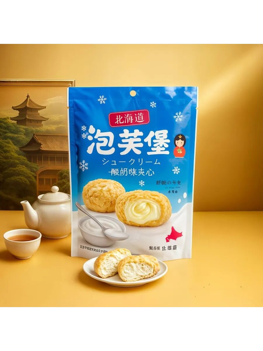 Печенье с кремовой начинкой, 75 г Китай.