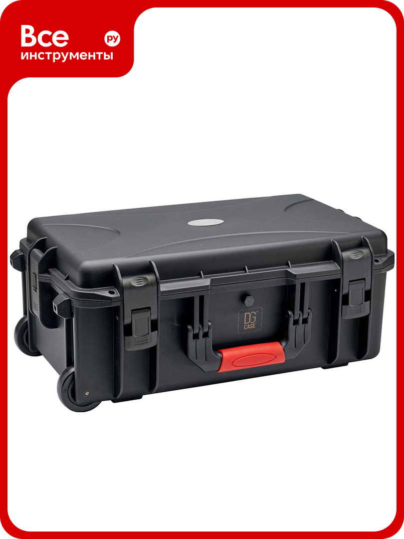 Кейс, DGCASE, на колесах с ручкой ударопрочный DGCASE, IP67, 520х285х185 60-01 DGCASE@60-01, резиновое, защиты