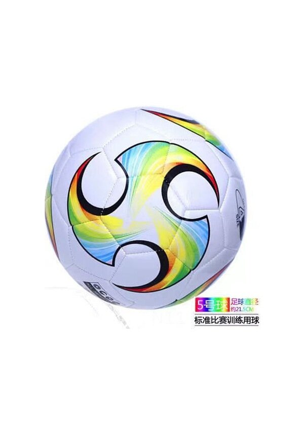 Футбольный мяч из ПВХ, черно-белый, размер 3-4-5, подходит для студентов, тренировок и матчей. Взрывобезопасный, прочный, размер 5. Цветная модель, матчи для 11 игроков. Другое.