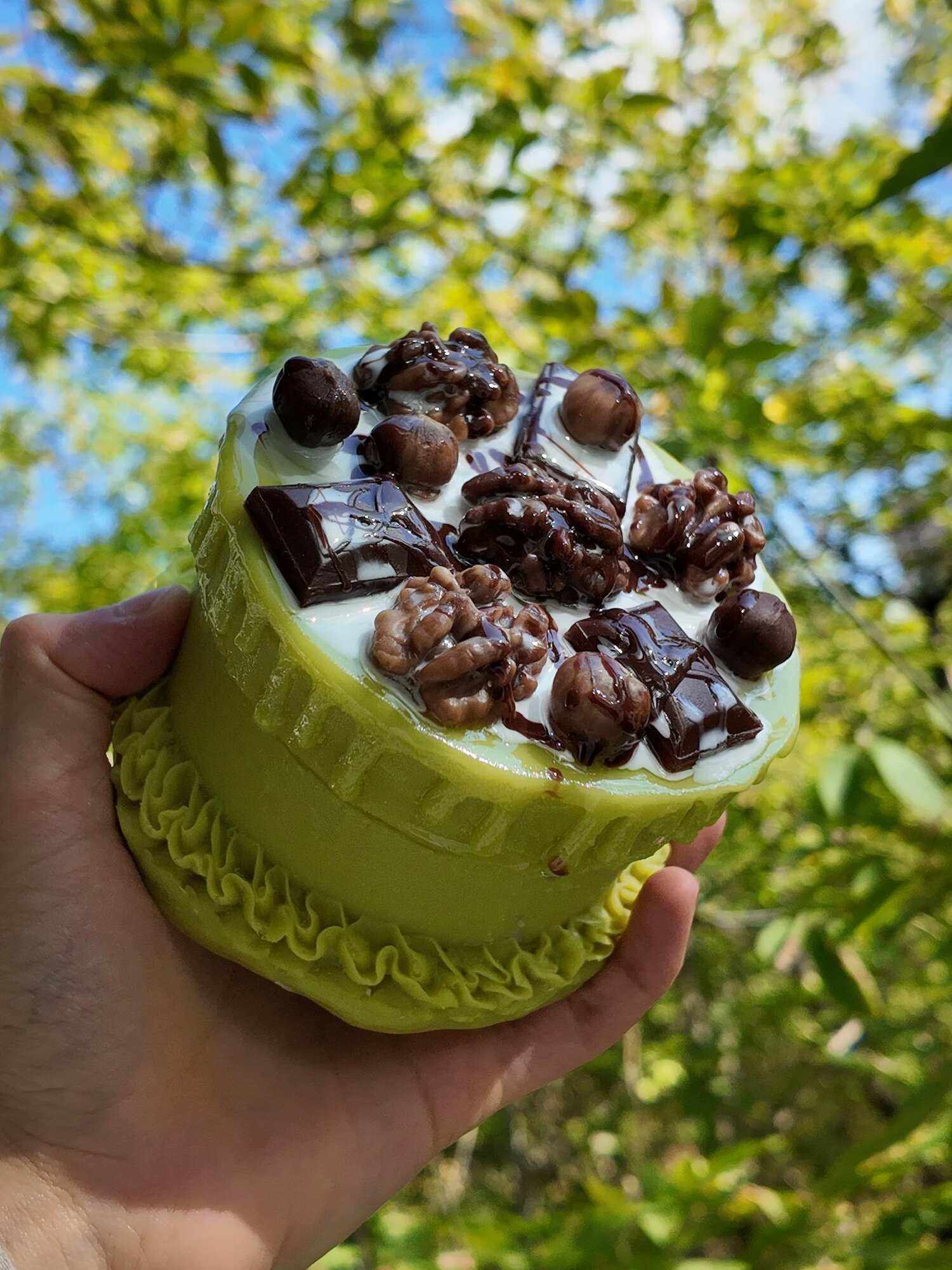 Шкатулка-Торт круглый