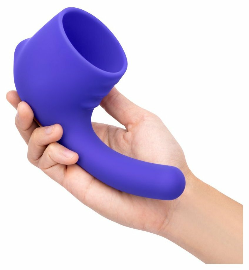 Фиолетовая насадка для wand-вибромассажера Deluxe Silicone G-Spot Wand Attachment Pink Vibe
