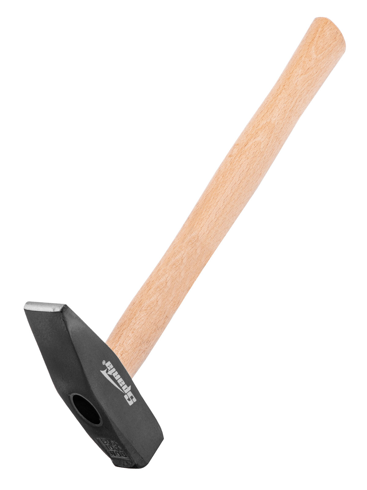 Молоток слесарный Sparta, 700 г, квадратный боек из кованой стали и деревянная рукоятка, молоток строительный, 102135