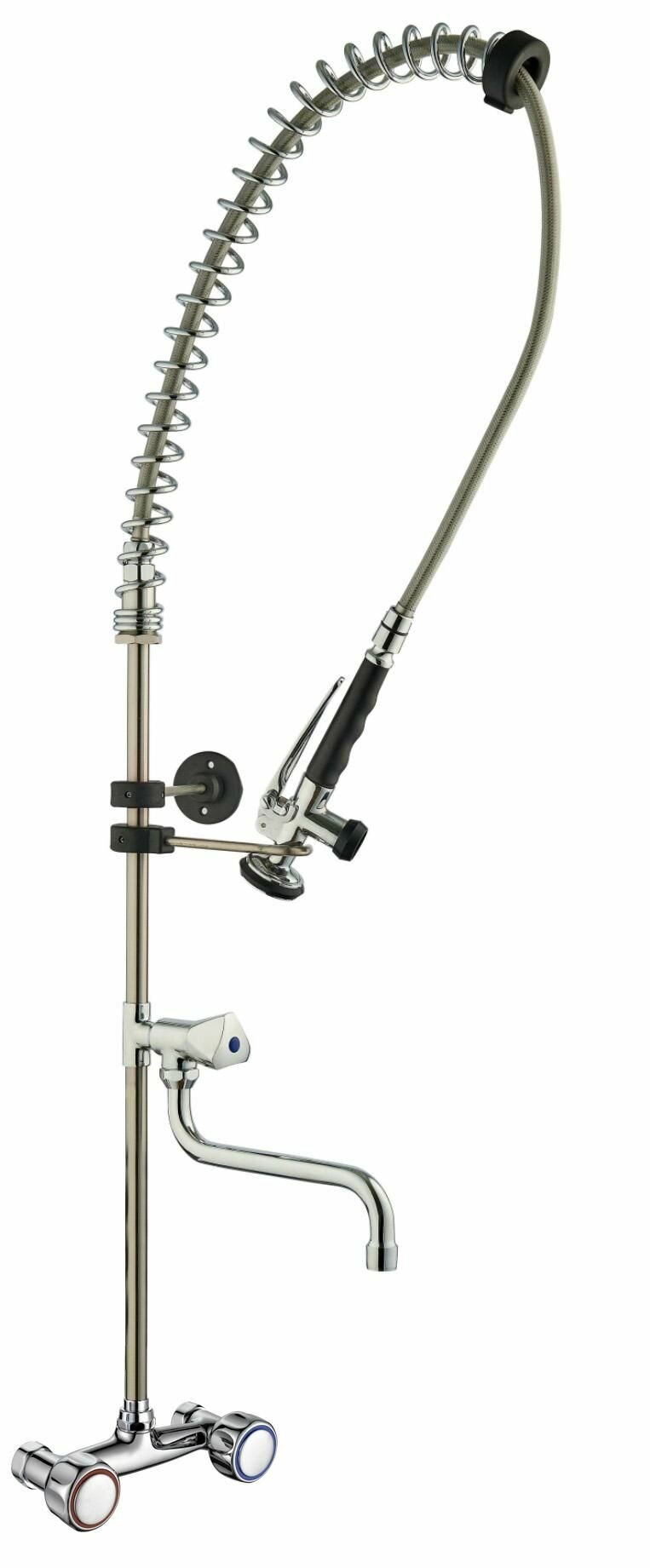 Устройство душирующее AIRHOT PR-350WT в комплекте со смесителем и краном