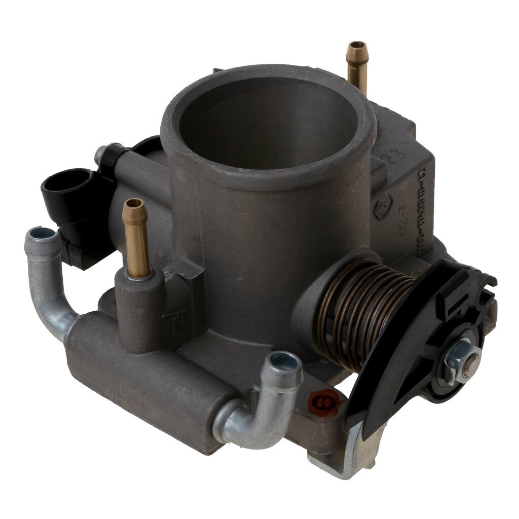 Дроссельная заслонка (патрубок дроссельный) ВАЗ 21231 (1.8 л), 21233 (2.0 л), 2130-20 (1.8 л) для Лада 4х4 Нива (Легенд, Тревел, Шевроле)