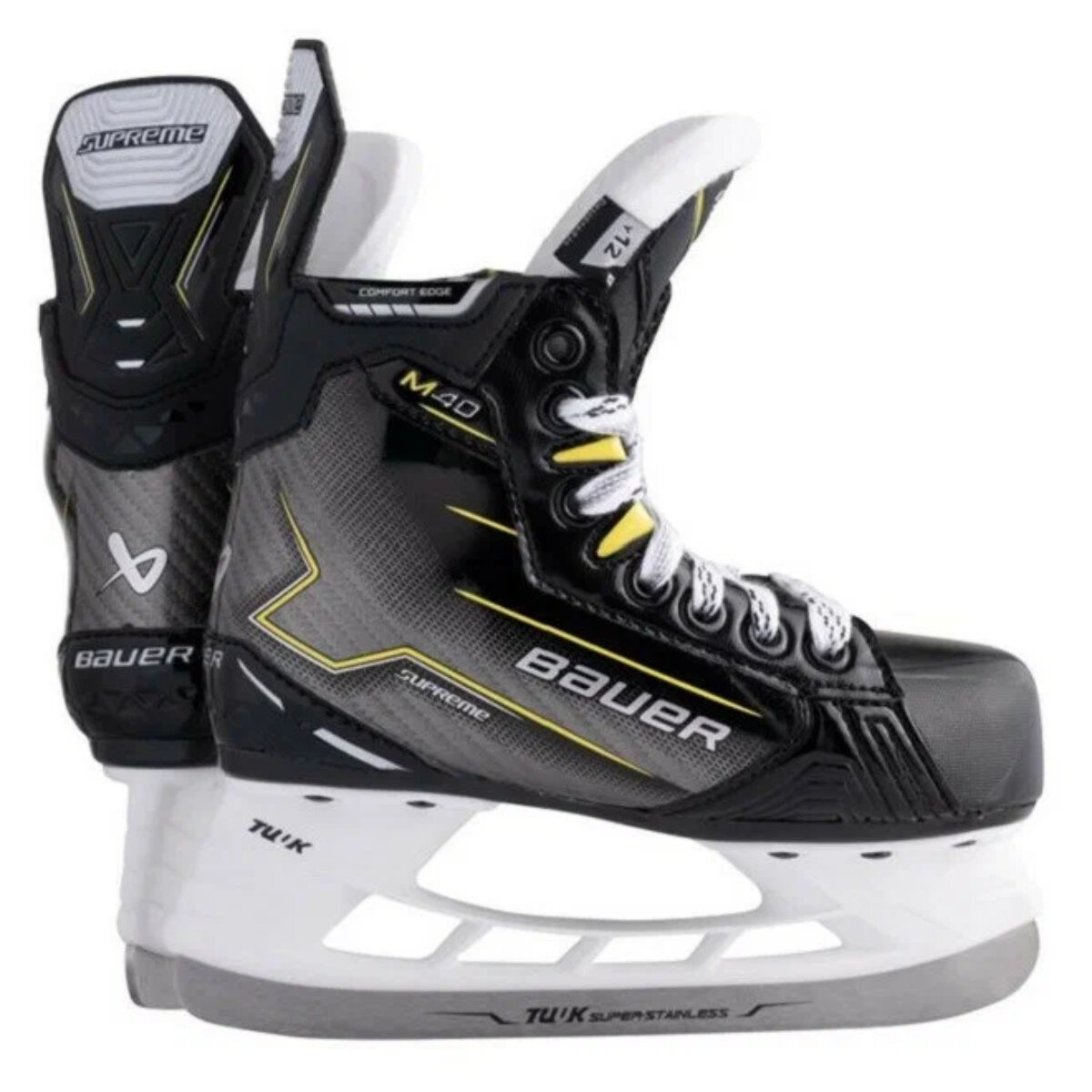 Коньки хоккейные Bauer Supreme M40 S24 YTH D (1063308) (размер Y12.5)