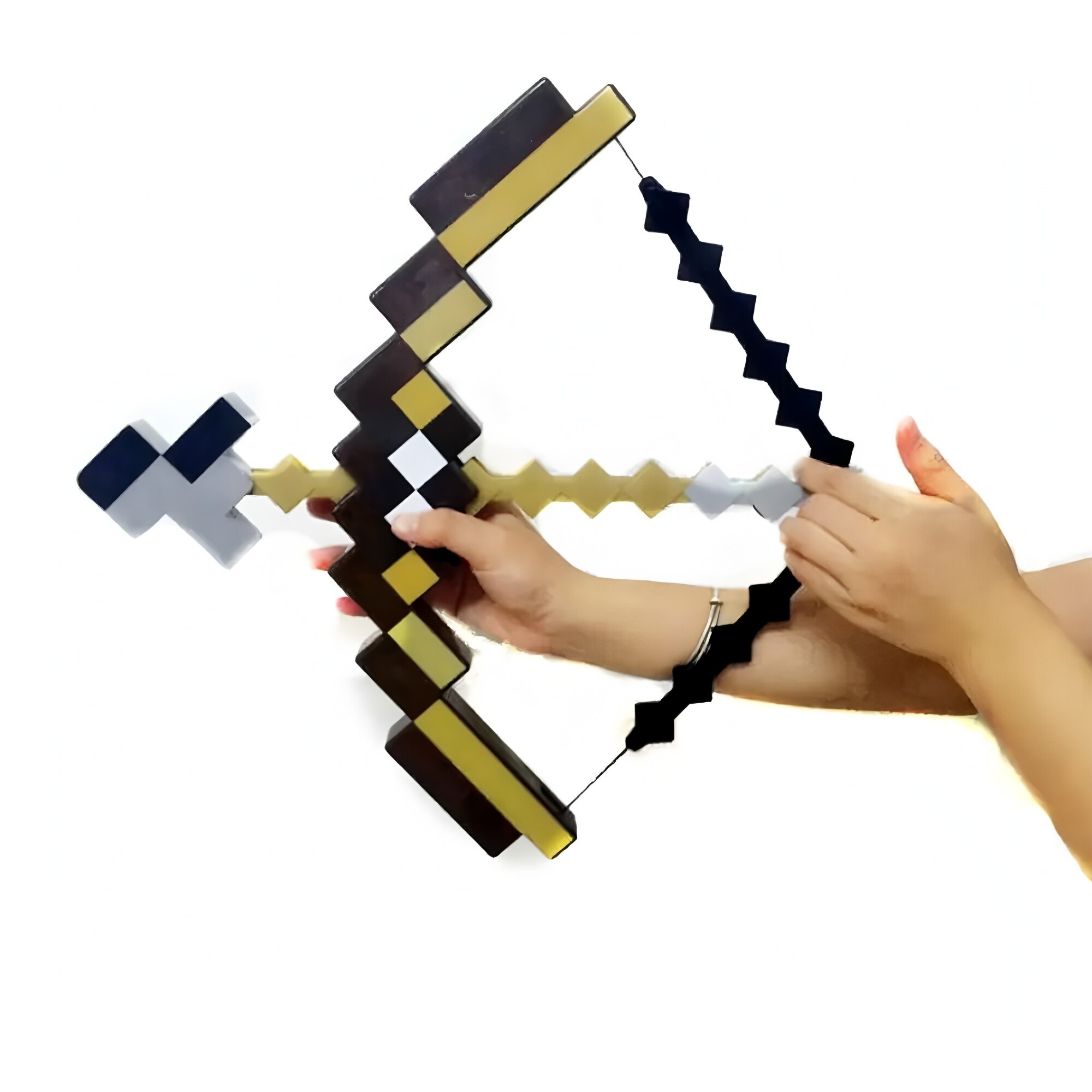 Пиксельный лук со стрелой из коллекции Майнкрафт / подарок мальчику девочке / игрушка арбалет детский