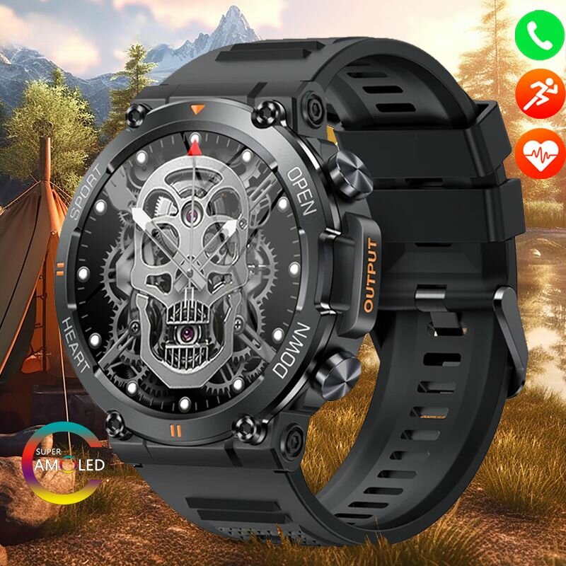 Смарт часы мужские WatchMe / Спортивные электронные фитнес часы для телефона смартфона