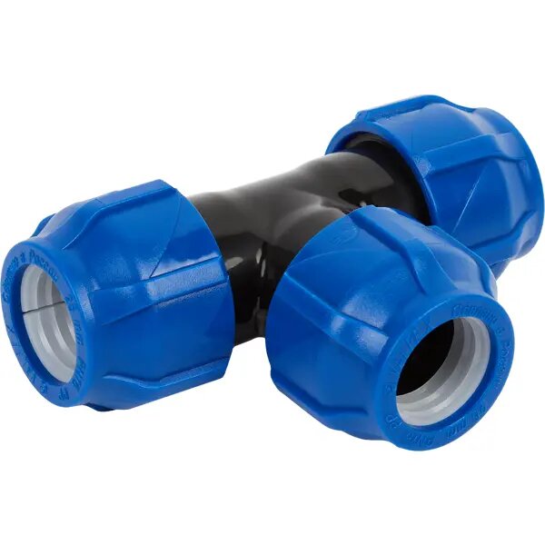 Тройник Valfex 25x25x25 мм полипропилен 1210012252525