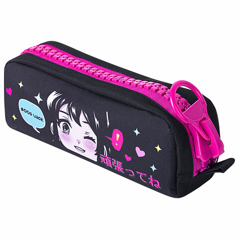 Пенал BRAUBERG Anime girl 1 отделение 22*8*6,5 см 6+ 271566