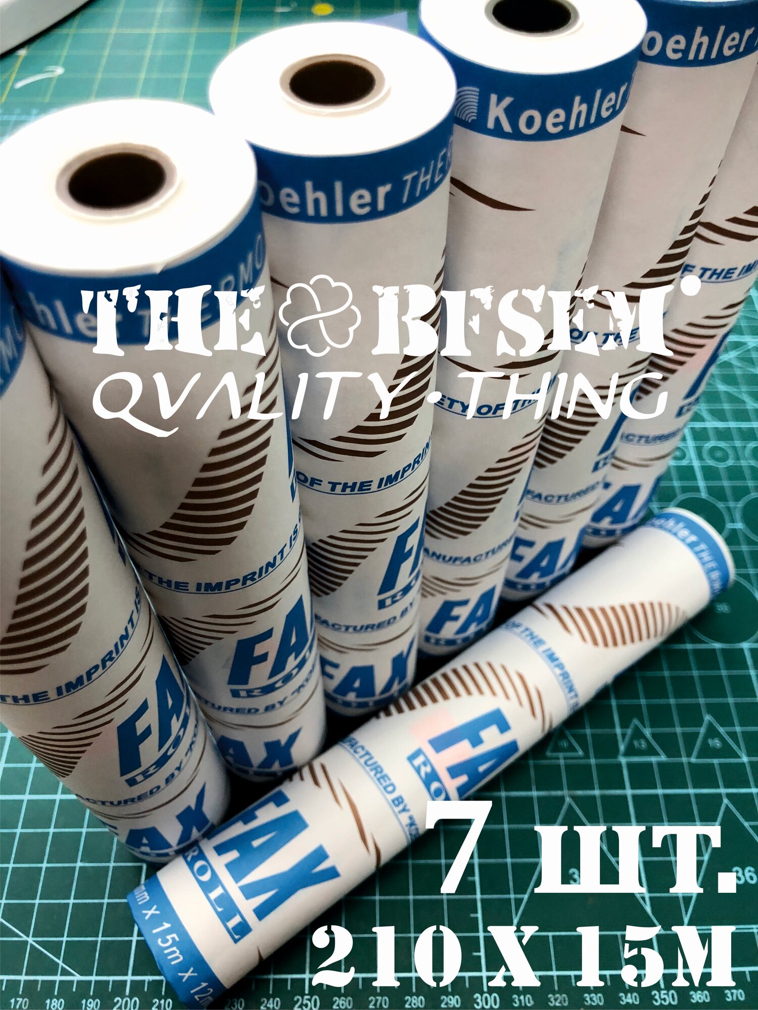 KOEHLER термобумага для факса 210 х 15 х 12-7шт.