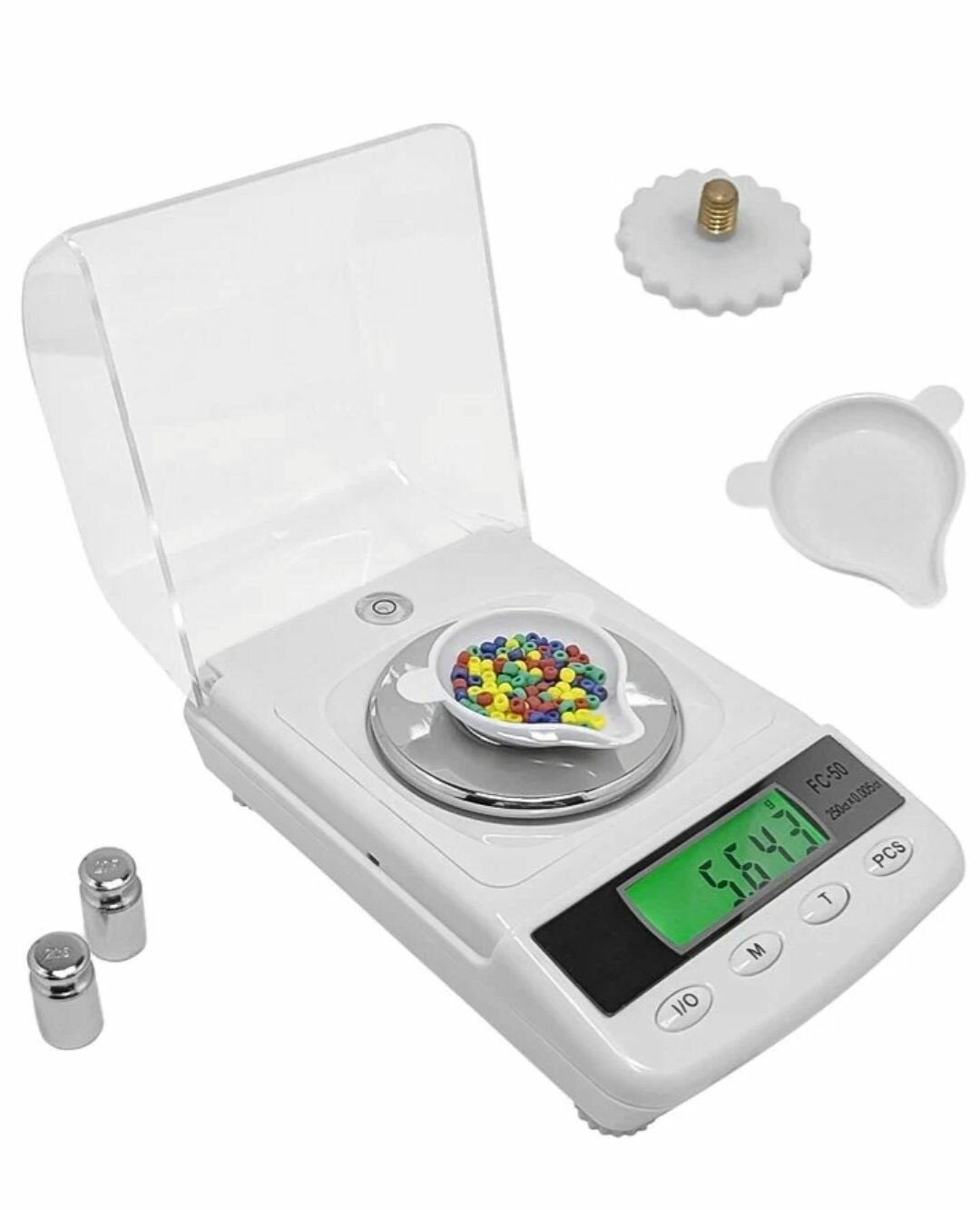 Высокоточные портативный цифровой весы FC-50 с точностью 0.001