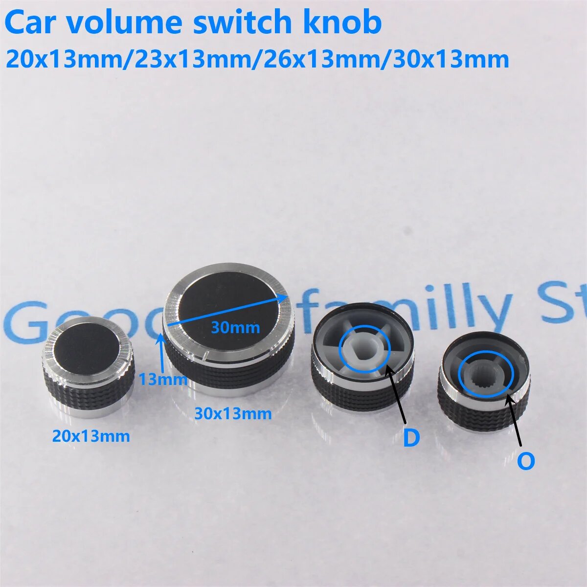 Автомобильный DVD-аудио CD-плеер, регулировка громкости, крышка переключателя 22x15 мм, автомобильная навигация, универсальная пластиковая ручка