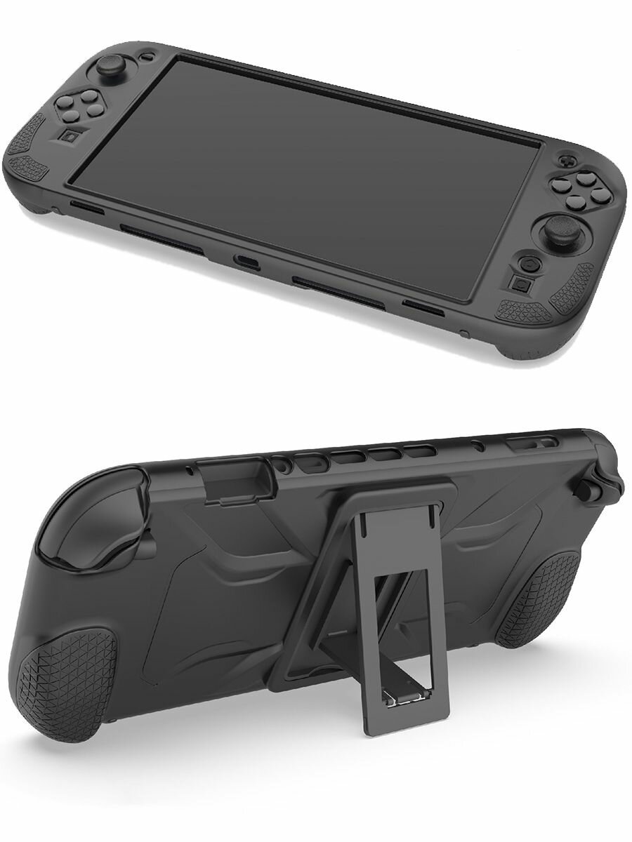 Защитный силиконовый чехол для Nintendo Switch 2 (PGTECH GP-366) Black