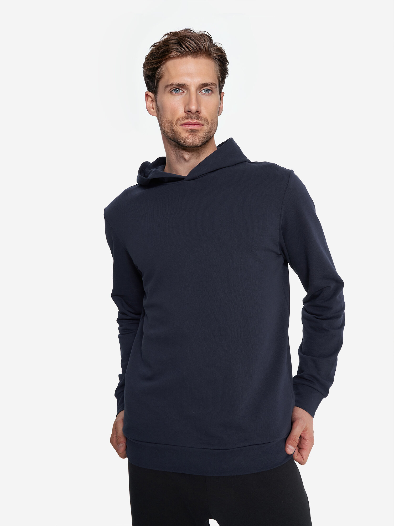 Худи MATRIX SPORT MSM Hooded fleece jumpers w/o zip, размер 52, , темно-синий — фото 1