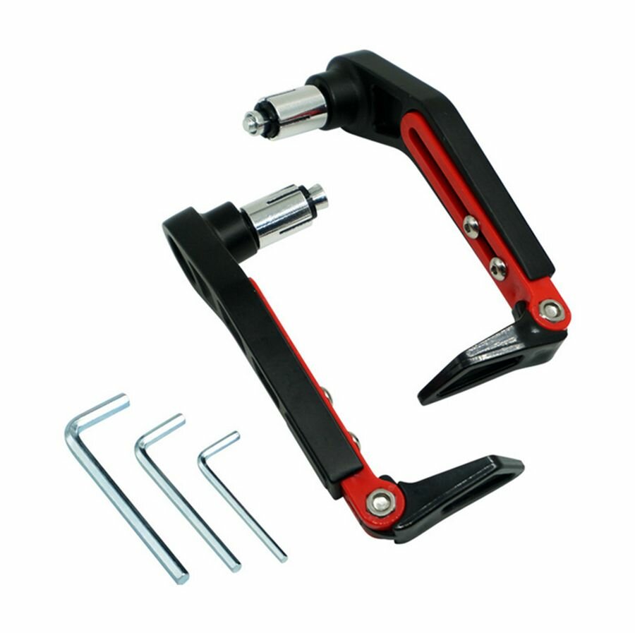 Мотозащита рук (пара) - BWQ-003 черный/красный