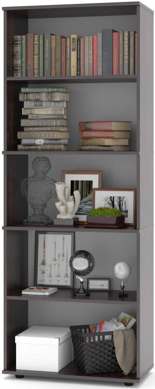 Стеллаж Сокол ШУ-20 пол:5 1827х682х372мм венге (ШУ20В5)