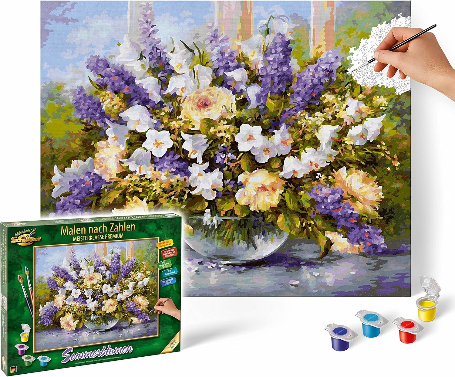 Набор для рисования по номерам Schipper - Картина по номерам Летние цветы, 40 x 50 см - Шиппер 609130717