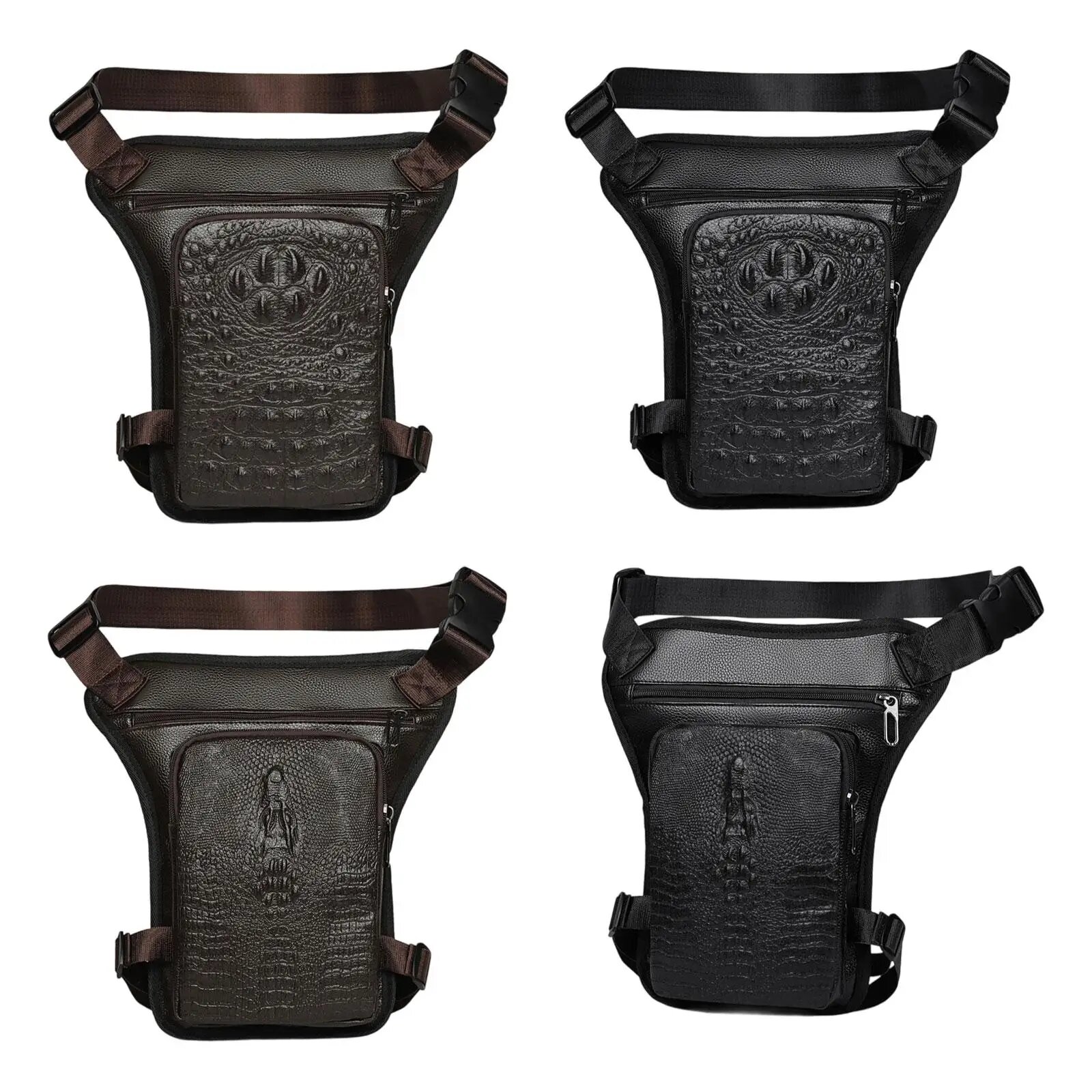 Мотоциклетная сумка для ног, повседневная поясная сумка на бедро для мужчин, поясная сумка для рыбалки, езда на мотоцикле, велоспорт Style A