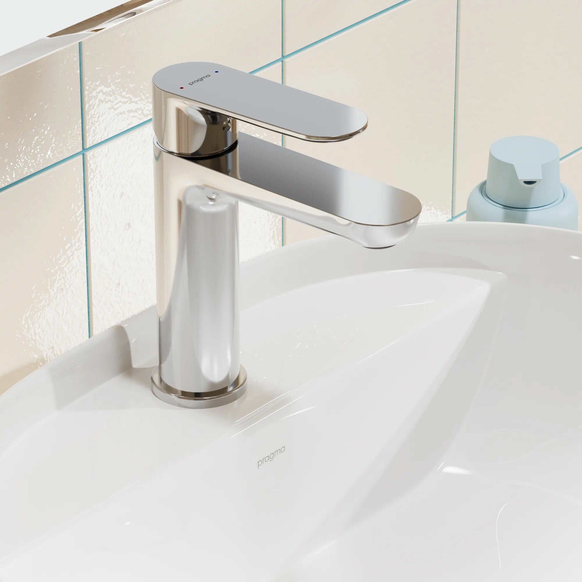 Смеситель для раковины Pragma Nanta, хром, NAN3. CFWL.001