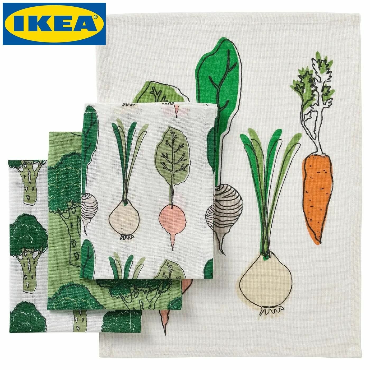 Набор кухонных полотенец 30х40 см с рисунком, универсальные, практичные и стильные для ежедневного использования на кухне