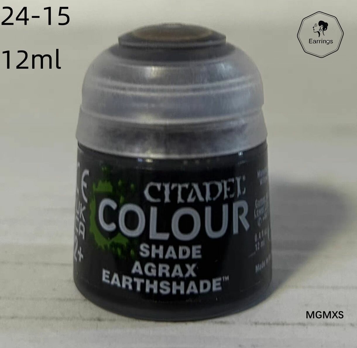Краска для сборных моделей40k gw Оттенок цитадели 24-15 Agrax Earthshade 18 мл