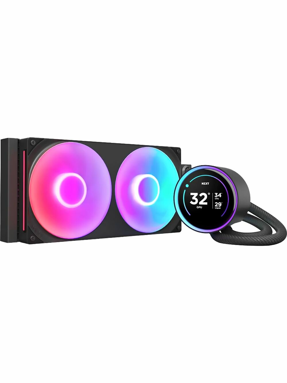 Система жидкостного охлаждения NZXT Kraken Elite 280 RGB Black (RL-KR28E-B2)
