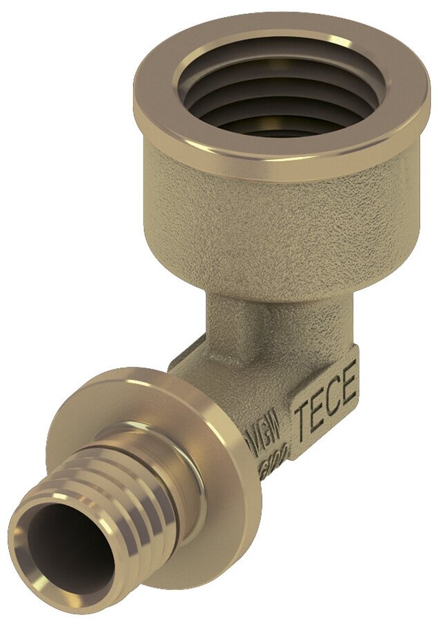 Угол Tece 16 мм х 1/2 ВР(г) латунь (768016)