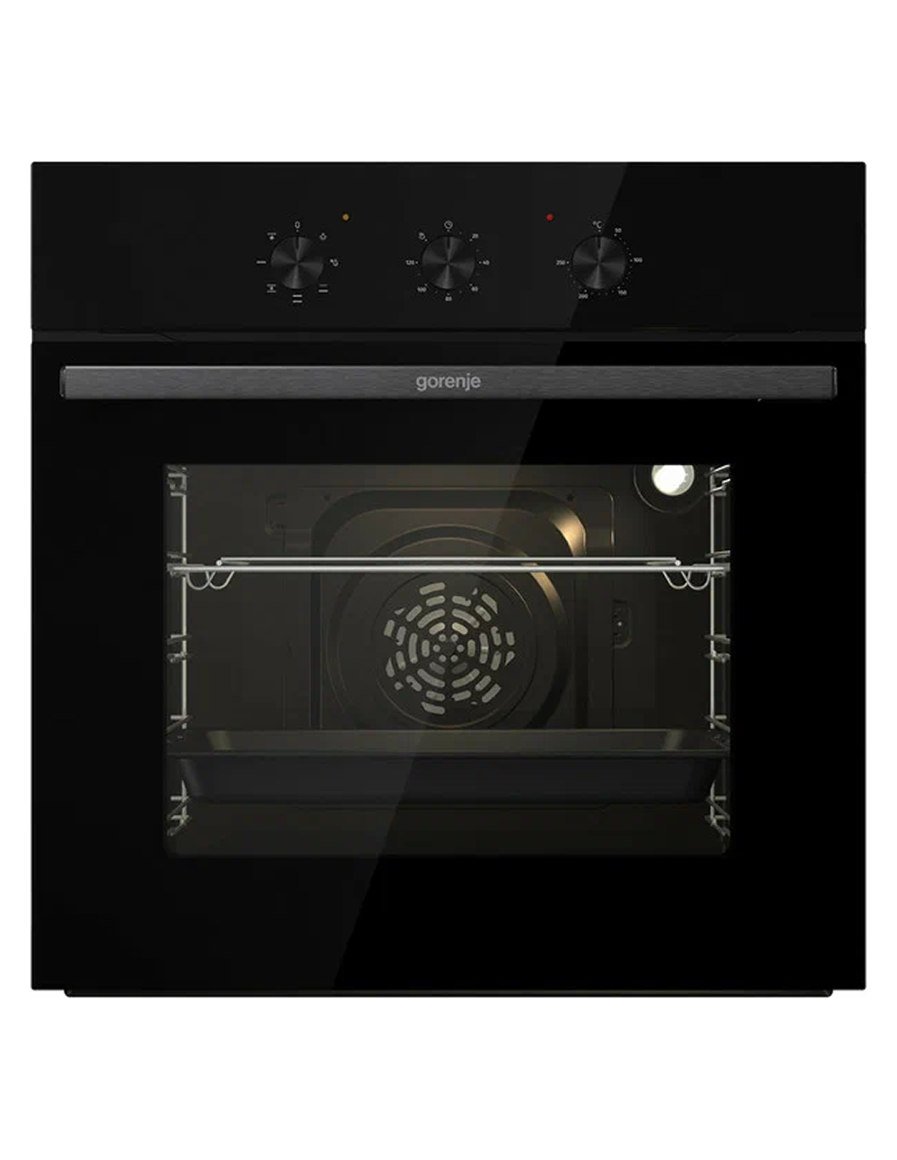Духовой шкаф Gorenje BO6725E02NBG, электрический, объём 77 л, гидролизная очистка