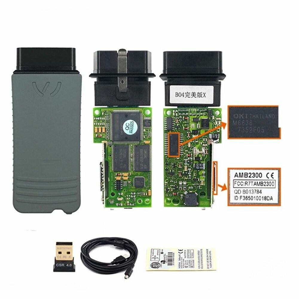 VAS 5054A V7.2.1 ABM 2300 Bluetooth OBD2 диагностический инструмент для диагностики Volkswagen Audi USB/COM-порт