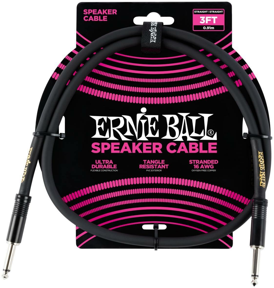 ERNIE BALL 6071, 0.9м - Спикерный кабель