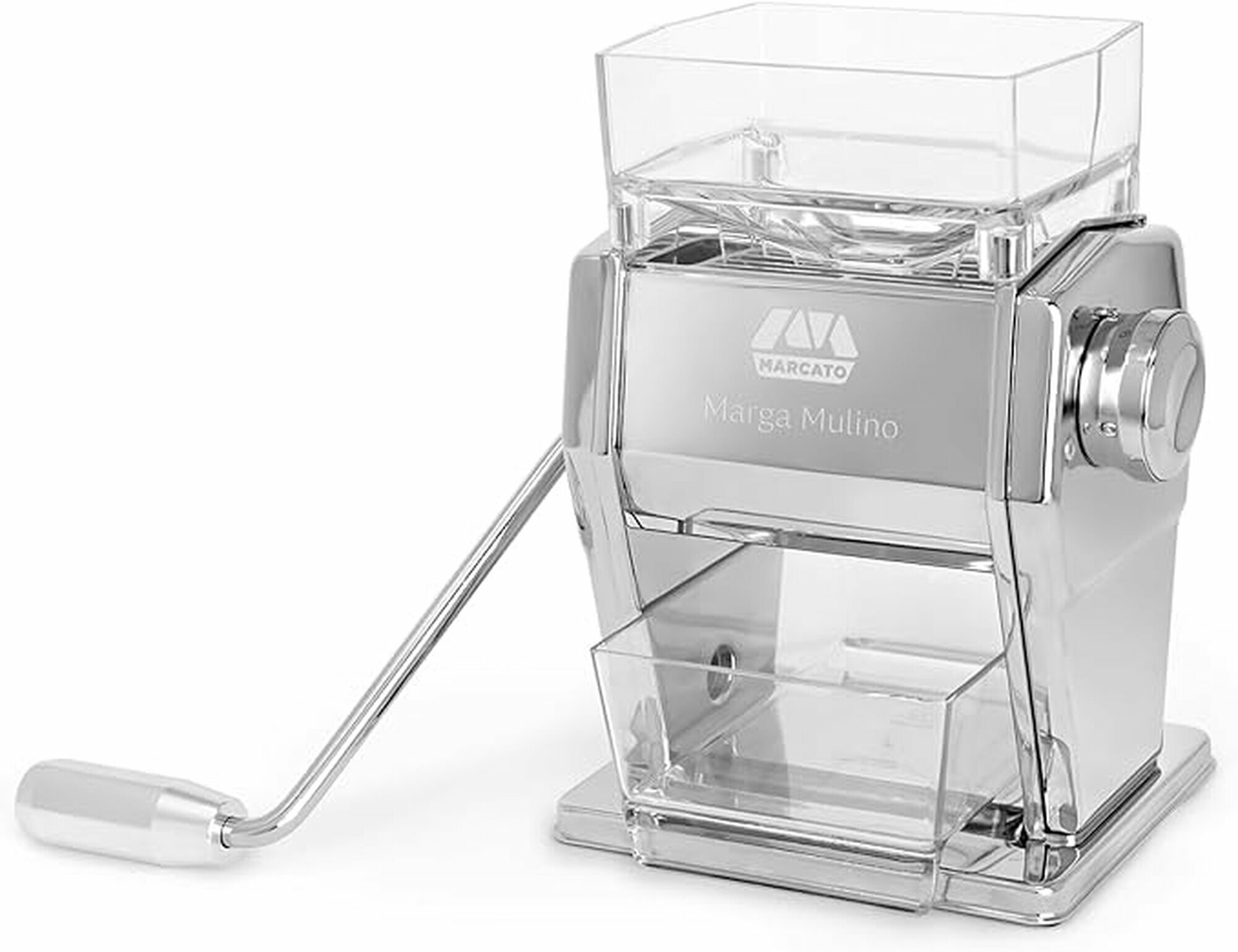 Мельница Marcato Marga Mulino MU19-MARGA, 6 положений, 2 степени помола, серебристая