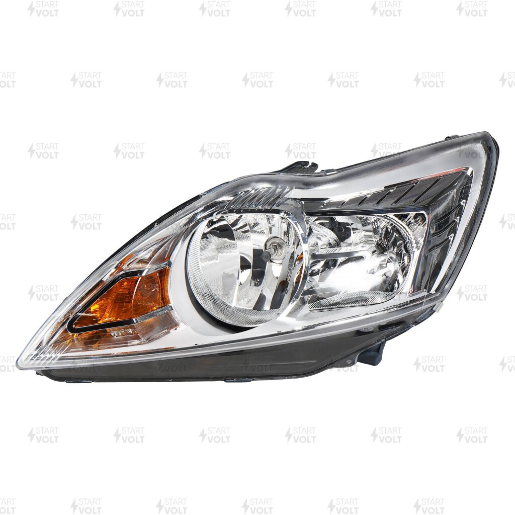 Фара головного света рестайлинг галоген электрический корректор цвет рамы: хром, левая STARTVOLT SHL