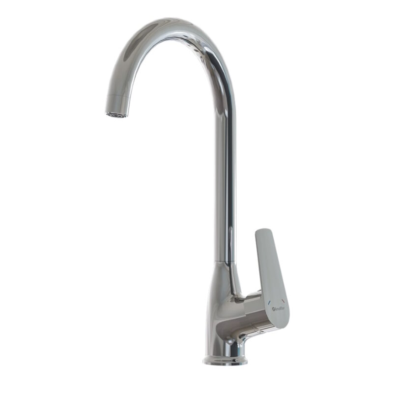 Смеситель для кухни Knotlor KN-11, хром