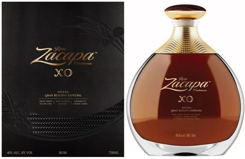Ром Zacapa Centenario, Solera Gran Reserve Especial XO, gift box, 0.75 л