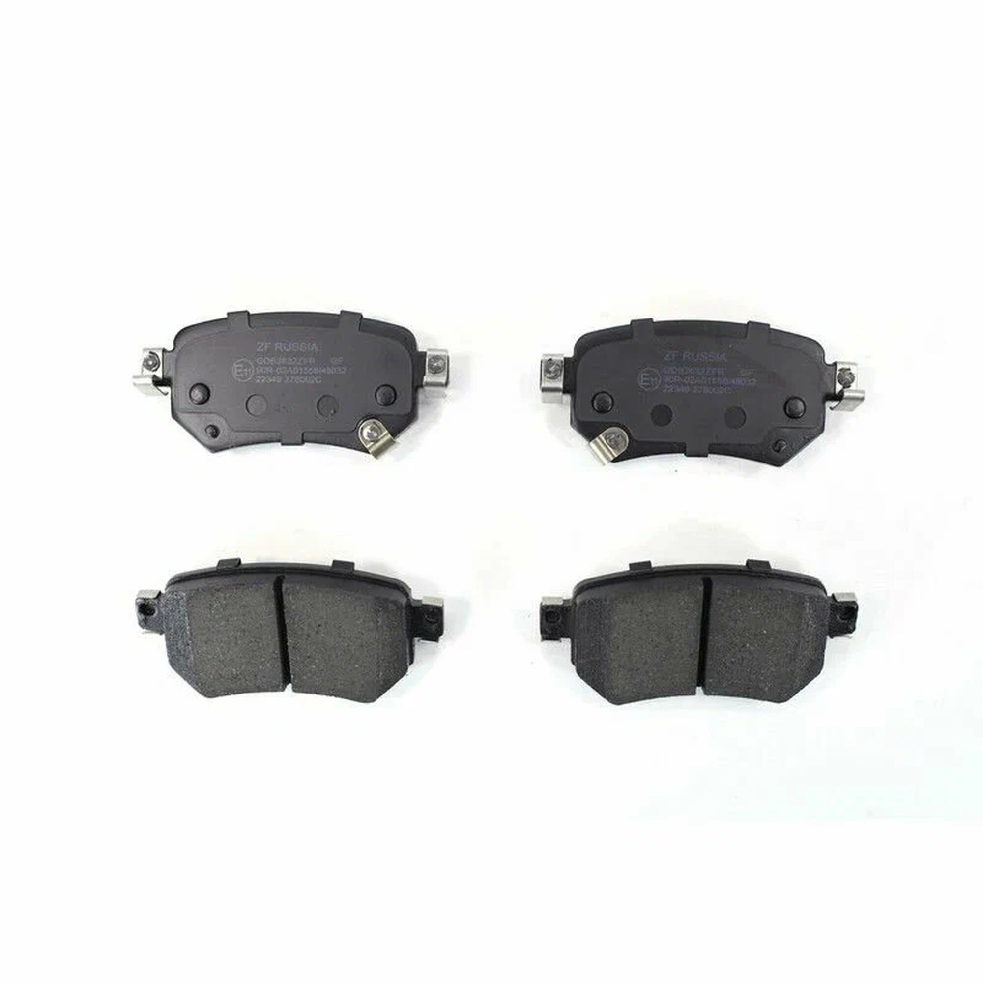 Колодки тормозные дисковые задние ZF Russia GDB3632ZFR для а/м MAZDA 6