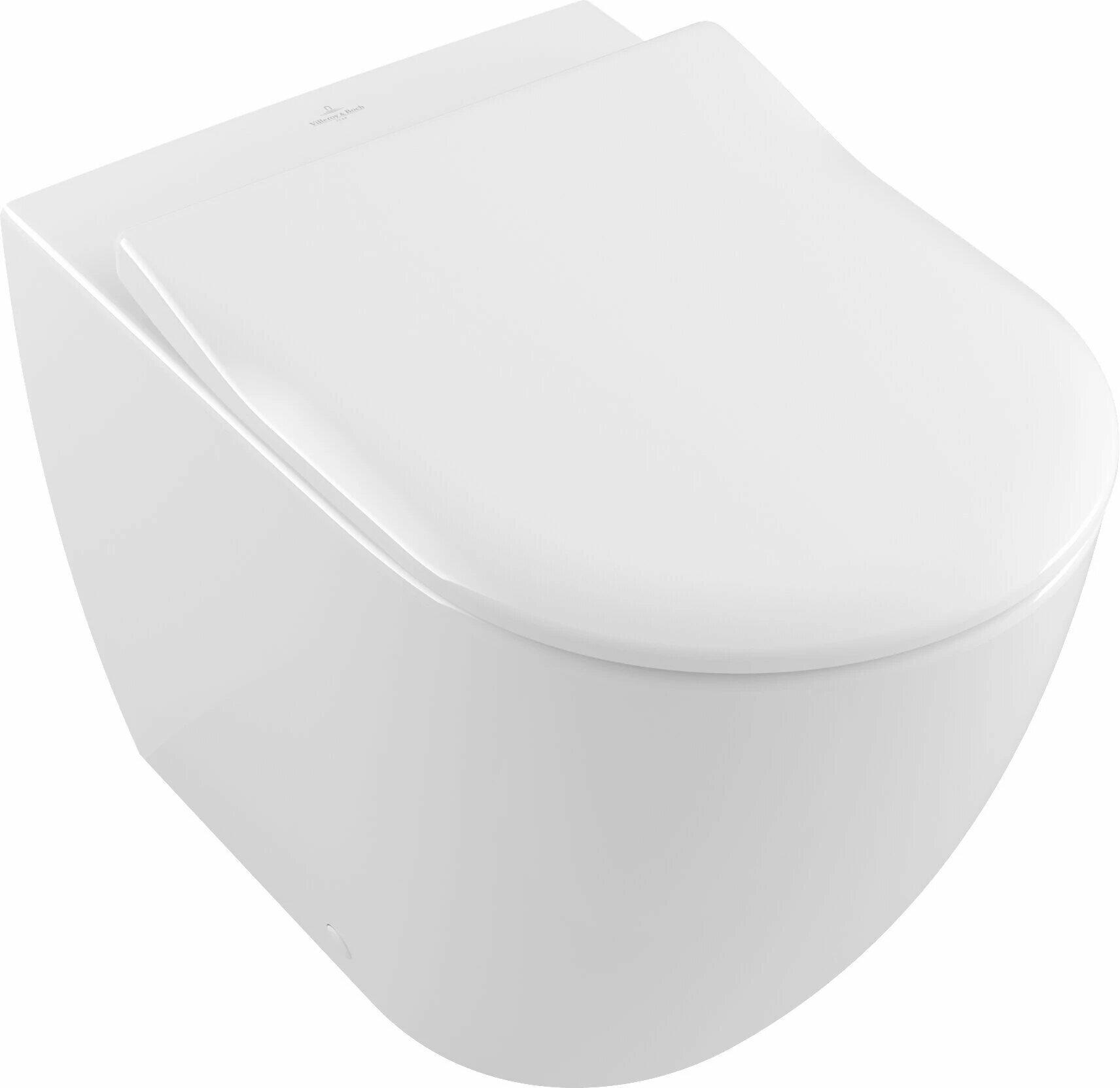 Унитаз подвесной Villeroy & Boch Subway 2.0 5614 R2 R1 (370х560) без ободка, с сиденьем микролифт