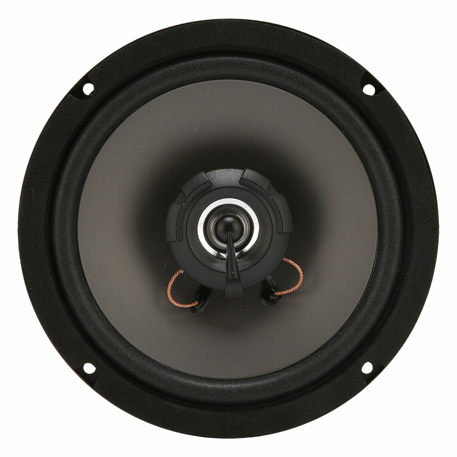 Автомобильный громкоговоритель Внешний магнитный 500 Вт Среднечастотный полутон 6-дюймовый коаксиальный динамик Черный