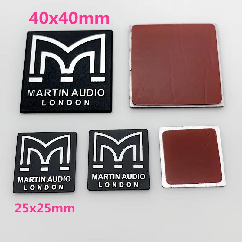 5 шт. 20 шт. 50 шт. MARTIN AUDIO LONDON автомобильный Hi-Fi динамик аудио динамик значок стерео эмблема наклейка наклейка аксессуары для стайлинга 40mmX40mm, 50pcs MARTIN AUDIO