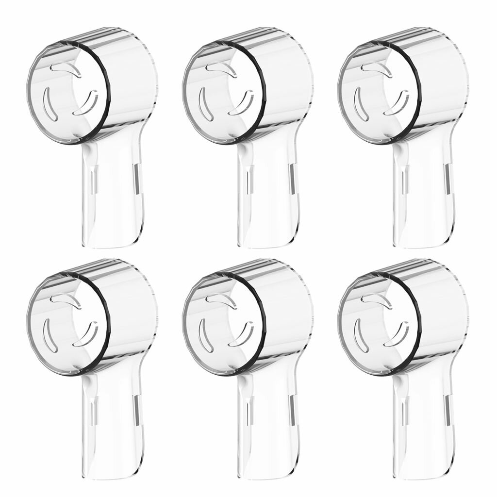 6 электрических зубных щеток, вытяжка, пылезащитный чехол-прозрачный