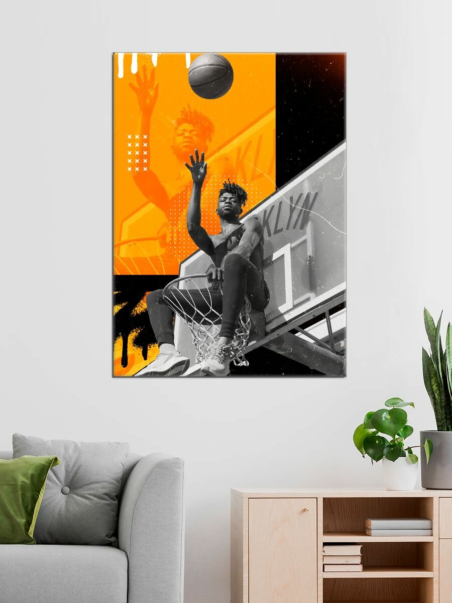 Картина на стену "Баскетбол", 30х40 см