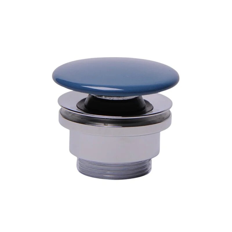 Донный клапан для раковины Plumberia Selection Ixo ceramica XO212BD без перелива, глянцевый, с системой клик-клак, латунный
