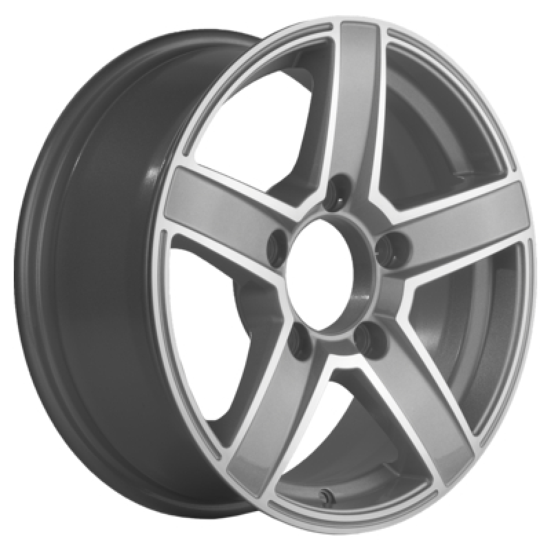 Диск колесный Khomen Wheels KHW1614 (Niva 4x4 Bronto) 6,5x16 5x139,7 Dia98.5 ET35 цвет F-Silver-FP